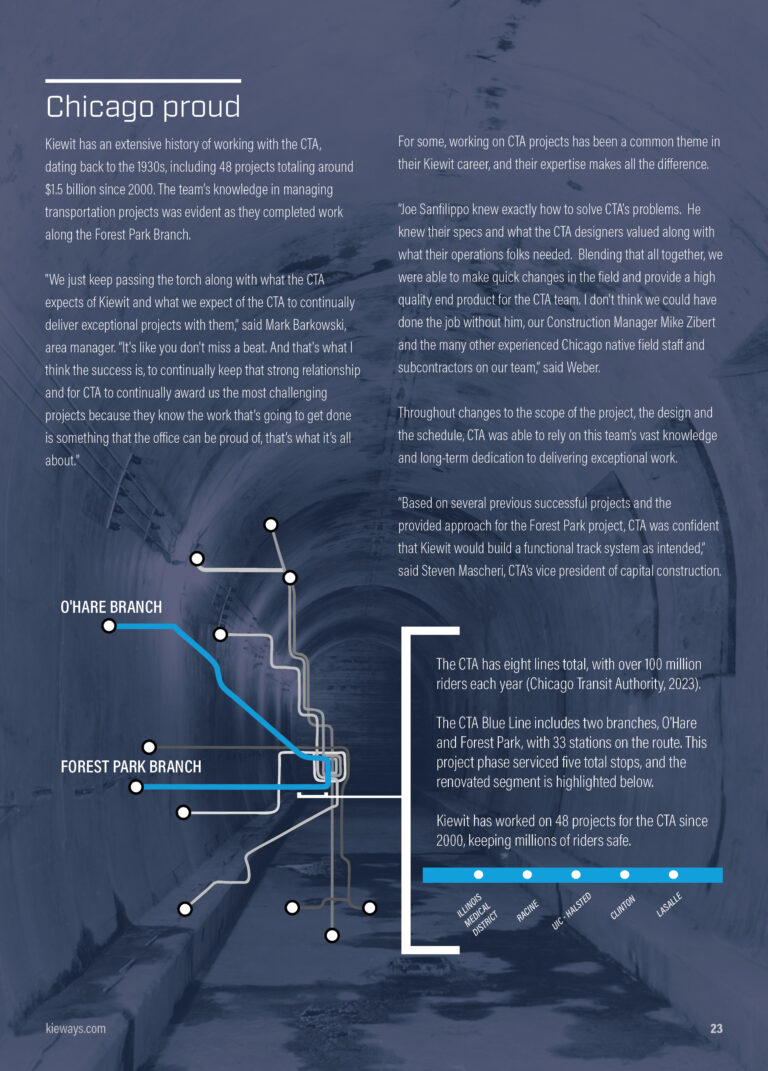 Revitalizing the Blue Line - Kiewit Newsroom